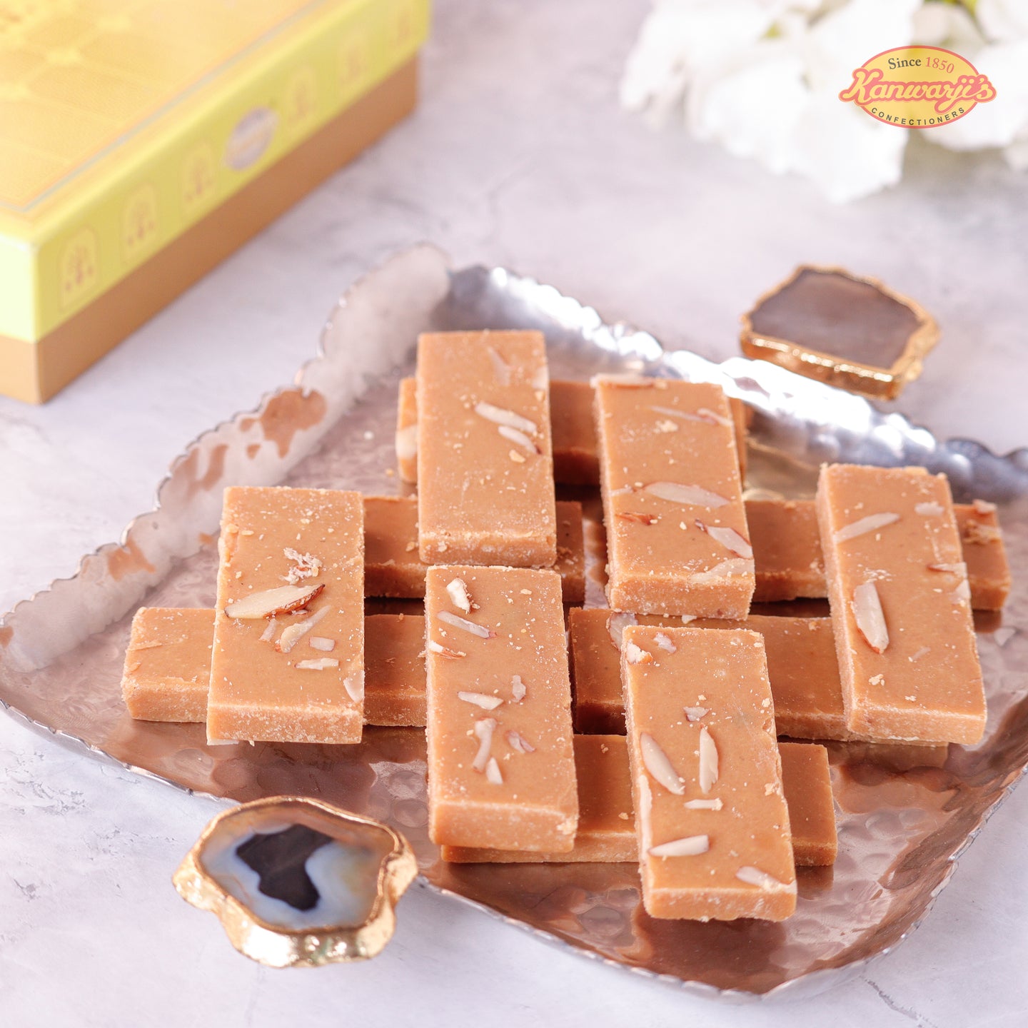 Rewari Burfi Kanwarji's Traditional Indian Sweet with Sesame & Jaggery