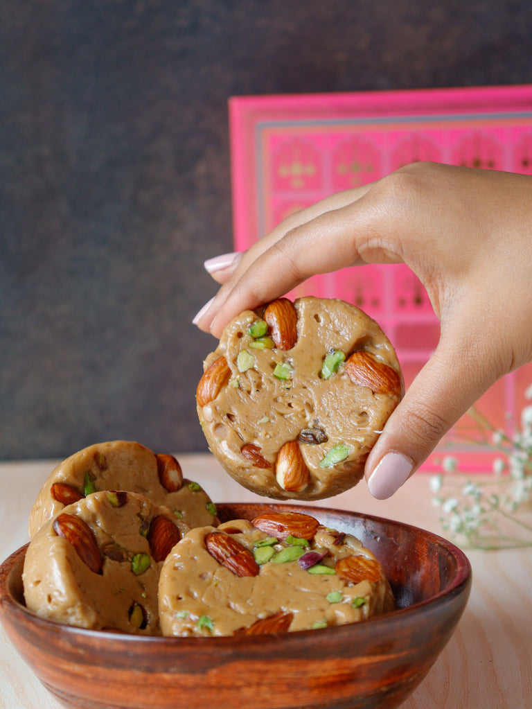 Premium Indian Sweet Badam Pista Sohan Halwa by Kanwarji's Online
